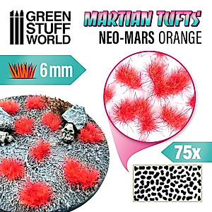 Green Stuff World Martian Fluorescent Tufts - NEO-Mars Orange 10678