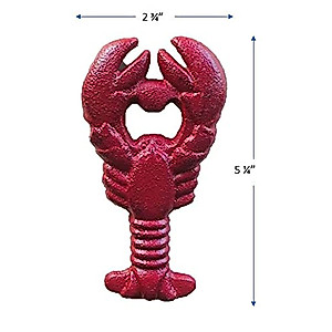 Handheld Lobster Bottle Opener, Cajun Crawfish Barware Decor, Beer Opener