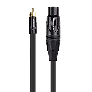 Cable Matters Unbalanced XLR to RCA Cable/Female XLR to Male RCA Audio Cable - 6 Feet