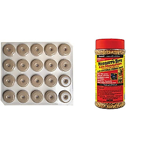 Summit Mosquito Dunks, 20 Dunks, Natural, 1 Pack & Summit 116-12 Quick Kill Mosquito Bits, 8-Ounce