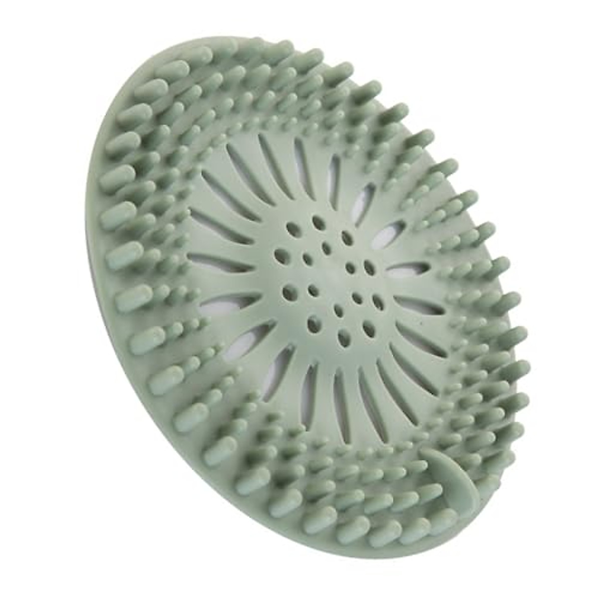 Shower Drain Cover TPR Sink Hair Catcher Stopper Drain Strainer Bath Shower Plug Hole Hair Catcher Kitchen Sink Drain Strainer for Kitchen Bathroom Bathtub (Blue)