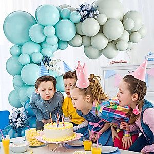 Pink White Party Balloons, Pink White Balloons Garland Arch Kit, 93 Pack 18/12/10/5 Inch Different Sizes Wedding Balloons for Birthday Baby Shower Bridal Festival Anniversary Decorations