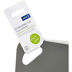 Lurch Germany Flexible Plastic Cutting Boards For Cooking | Flint Grey & White Thin Cutting Mat | Modern Dishwasher Safe And Bpa Free Cutting Board- Set Of 2