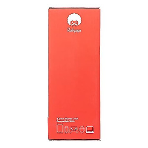 rockpapa Comfort Kids Headphones for School, Lightweight Childrens Boys Girls Teens Over-Ear Headphones Wired 3.5mm for CD DVD Player Tablet Phone Travel Black/Red