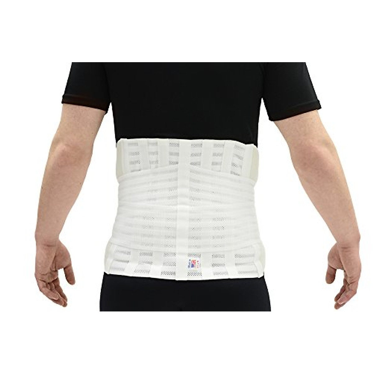 ITA-MED Improved Extra Strong Lower Back Support (12" Wide) Xlarge White