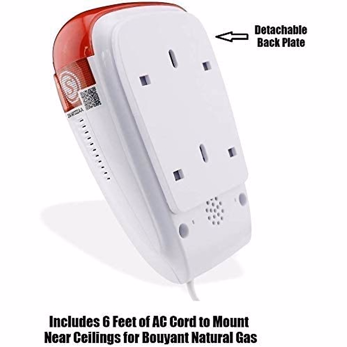 Natural Gas Detector and Propane Detector; Gas Leak Alarm for Home, Kitchen, Camper, Trailer, RV; Monitor Combustible Explosive Gases Like LPG, LNG, Methane, Butane; eBook