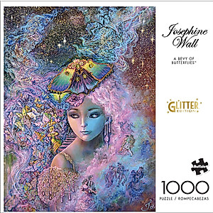 Buffalo Games - JoWall - A Bevy of Butterflies - 1000 Piece Jigsaw Puzzle for Adults -Challenging Puzzle Perfect for Game Nights - Finished Size is 26.75 x 19.75