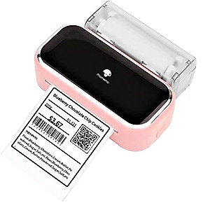 Phomemo M03 Portable Printer-2022 Bluetooth Portable Printer Photo Printer Wireless Portable Mobile Printer Thermal Printer Compatible with iOS + Android,Gift for Mom,Cute School Supplies-Pink