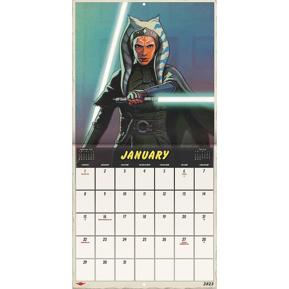 2023 Star Wars: The Mandalorian Wall Calendar