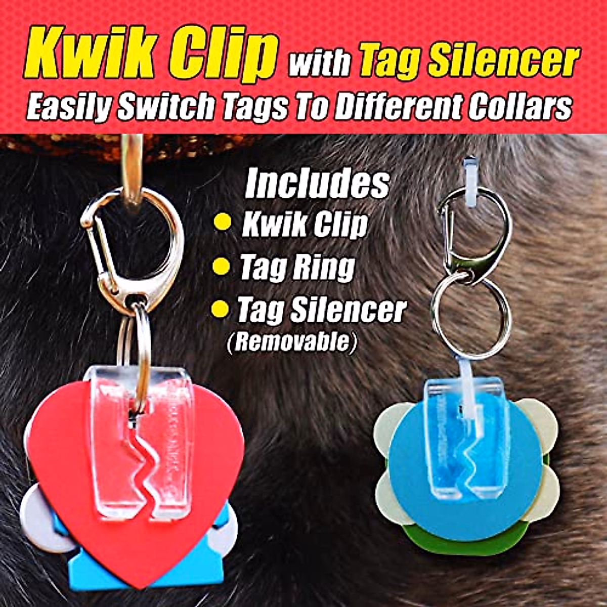 SilenTags Kwik Clip Tag Silencer and Tag Ring