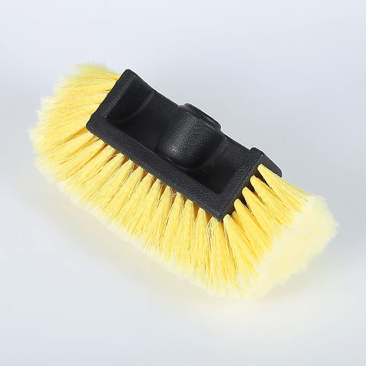 Detailer Space 10" Soft Bristle Car Wash Brush Head, Perfect for Auto Cars, RV, Truck Boat Camper Cleaning House Siding, Floors and More! (Yellow)…