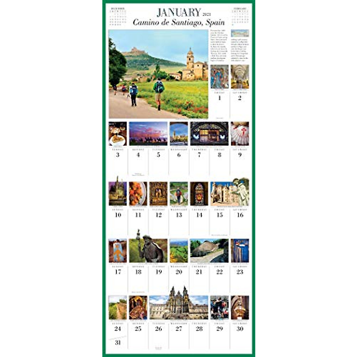 1,000 Places to See Before You Die Picture-A-Day Wall Calendar 2021