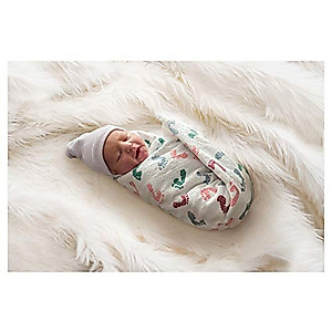 Baby Swaddle Hospital Blanket 3 Pack, Large Nursery Receiving Wrap, Unisex Boy Girl, 100% Soft Cotton Swaddles Newborn for Comforting, Durable Hospital Quality (Baby Feet, 3 Pack)