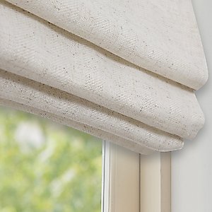 DEJAVU Linen Oatmeal Cordless Roman Shades for Windows, Custom Blackout Light Filtering Roman Window Shades, Washable Fabric Roman Blinds for Windows, Doors, French Doors, Kitchen Windows