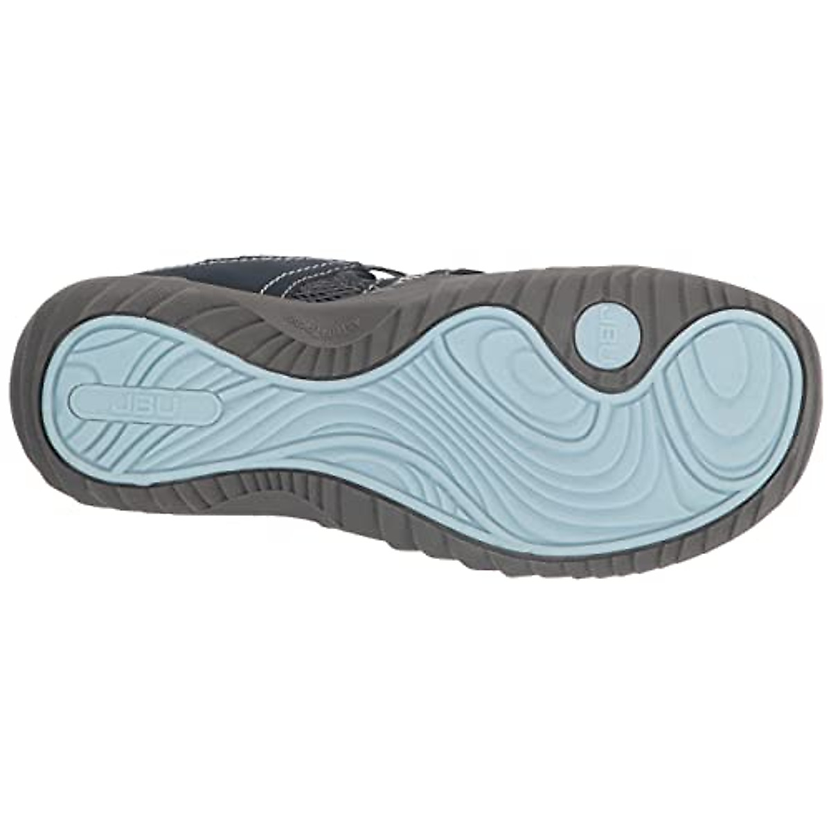 JSport by Jambu womens Regal Water Ready Flats Sneaker, Blue, 8.5 US