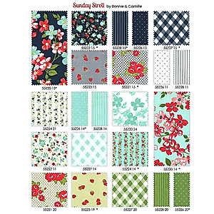 Sunday Stroll Layer Cake®, 42-10" Precut Fabric Quilt Squares by Bonnie & Camille