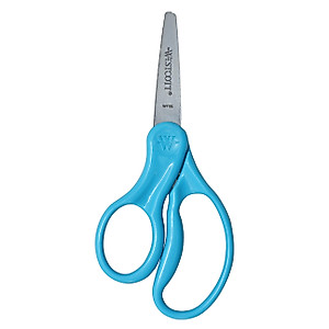 Westcott School Left-Handed Kids Scissors, Assorted Colors, 5" Pointed