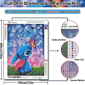 FFPTBNYX 6 Pack Full Drill Diamond Painting Kits for Adults&Beginners 5D DIY 6PCS Diamond Art Kits Paint with Round Diamonds and Gems for Home Wall Decor Gifts(11.8''x15.7'')