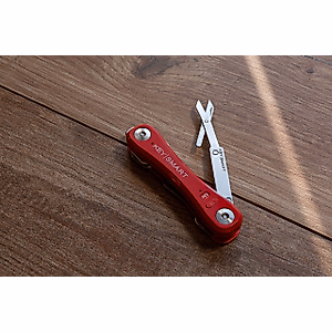 KeySmart NanoScissors - Mini Portable Foldable Keychain Scissors