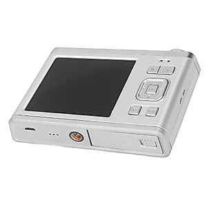 Compact Digital Camera, Autofocus 50MP and 30MP Digital Camera Built in Flash for Vlog (Silver)