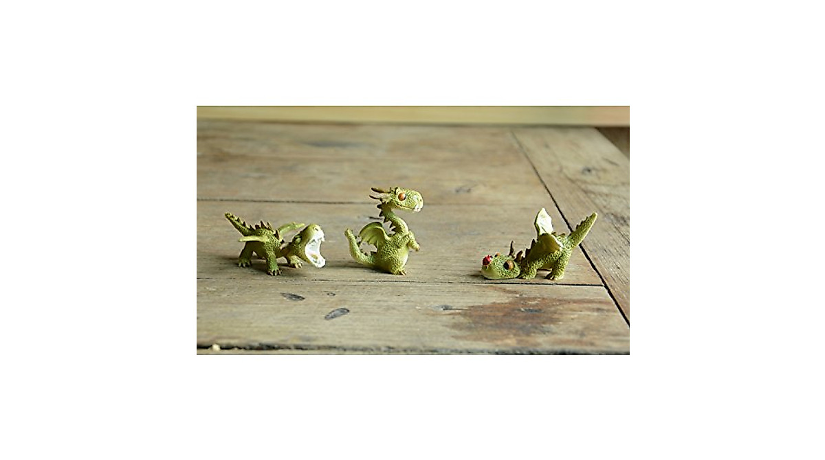 Mini Dragon Roaring Statue for Fairy Gardens & Terrariums