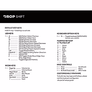 DROP Shift Mechanical Keyboard — Full-Size 1800 Layout (99 Key), Kailh Hotswap Switches, Programmable, Backlit RGB, USB-C, Doubleshot PBT Keycaps, Aluminum, Tactile (Gray, Halo Clear)