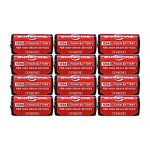 SureFire SF12-BB Boxed Batteries, (12 Pack)