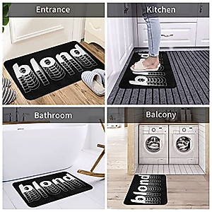 DanaJLessard Bath Rugs Frank Singer Ocean Area Rug Home Decor Flannel Carpet Absorbent Non-Slip Welcome Door Floor Mat for Living Room Kitchen Bathroom 15.7 X 23.5 in