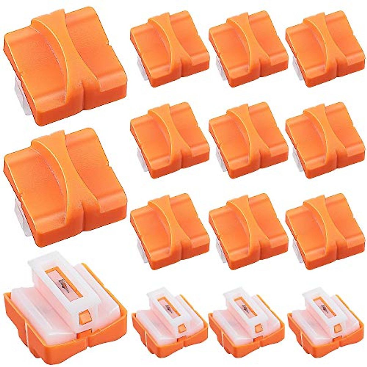 15 Pieces Paper Cutter Blade Paper Trimmer Replacement Blades Refill Craft Paper Cutting Replacement Blades for A4 Paper Cutter (Orange)