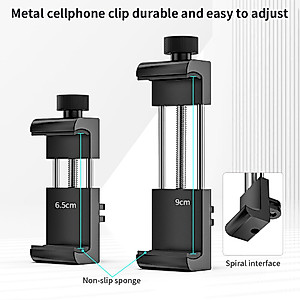 Anti-Slide Backpack Strap Clip Mount for Phone 360 Degree Rotary Backpack Clamp Mount for Video Recording