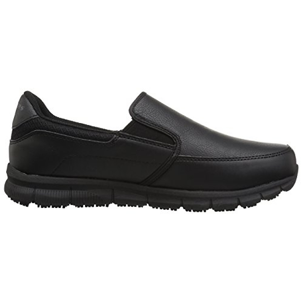 Skechers for Work Men's Nampa-Groton Food Service Shoe,black polyurethane,10.5 M US