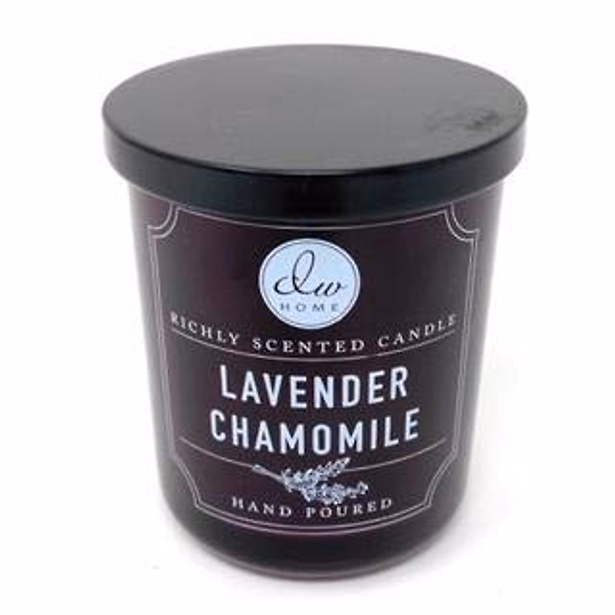 DW Home RICHLY Scented Candle Lavender Chamomile Hand Poured 4 Ounces