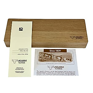 Laguiole en Aubrac Luxury Fully Forged Full Tang Stainless Steel Steak Knives 2-Piece Set with Solid Horn Handle, Stainless Steel Shiny Bolsters