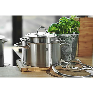 ZWILLING Essence Cookware Set, 5-Piece, Silver