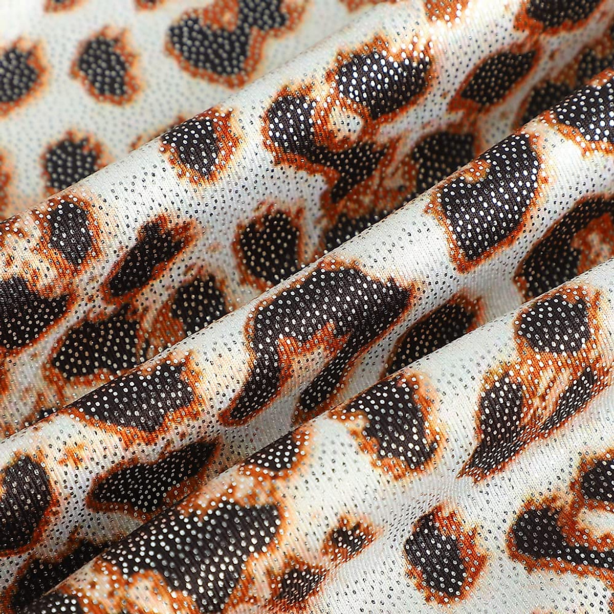 EQSJIU Kids Leotards Gymnastics Yellowleopard Girls Gymnastics Shorts Rainbow Mosaic Mermaid Butterfly Stars Leopard Galaxy Tie Dye Cosmos 9-10years 9years 10years