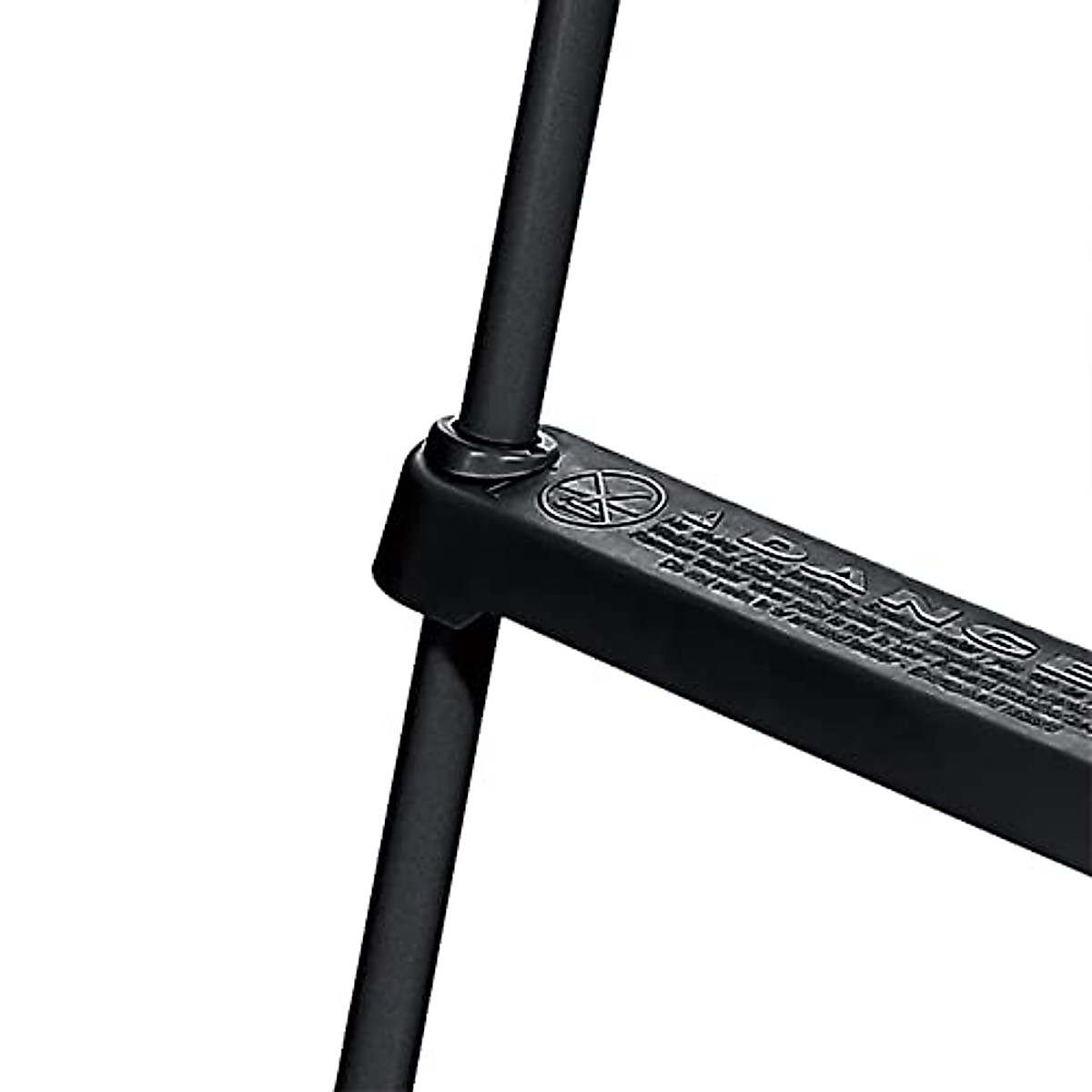 Funsicle SureStep 3 Step Lightweight Steel Outdoor Above Ground Swimming Pool Ladder with Non Slip Feet for Outdoor Use, Black