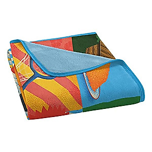 Northwest Looney Tunes Micro Raschel Throw Blanket, 46" x 60", Artsy Tweety