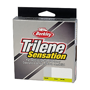 Berkley Trilene® Sensation, Solar, 10lb | 4.5kg Monofilament Fishing Line, Suitable for Freshwater Environments