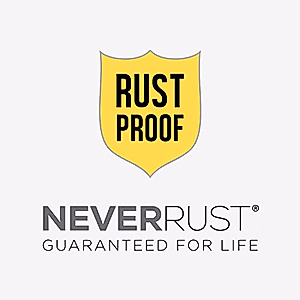 Zenna Home Rustproof Double Curved Shower Curtain Rod, Adjustable Double Shower Rod, 45" to 72", Expandable, NeverRust, Wall Mounted, Bronze