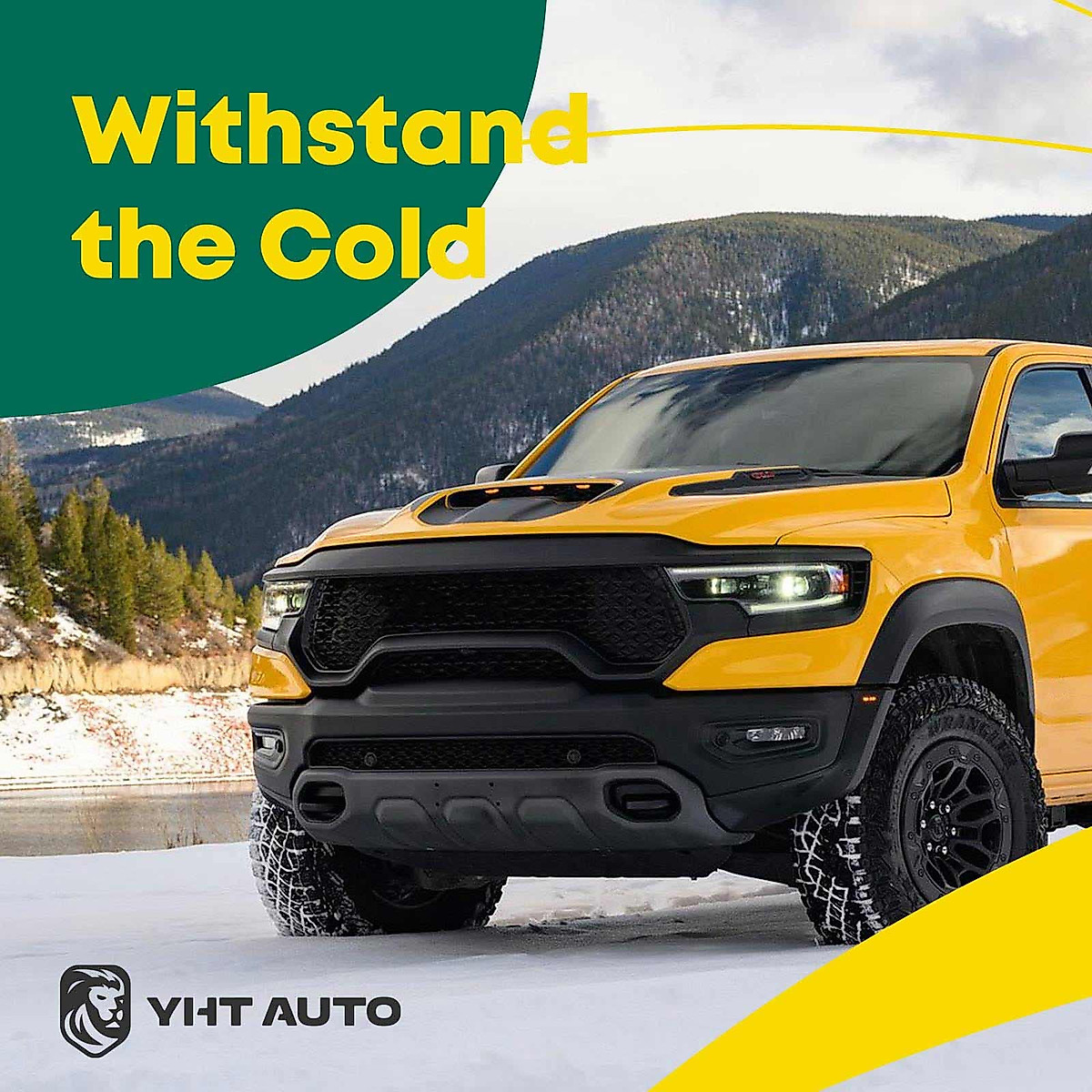 YHTAUTO OE Factory Style Fender Flares Compatible with Ford F-150 2009-2014 67" / 78.8" / 97.4" Fleetside Bed, Not Fit Raptor & Platinum Models, Matte Black Wheel Flare Cover Protector, Set of 4