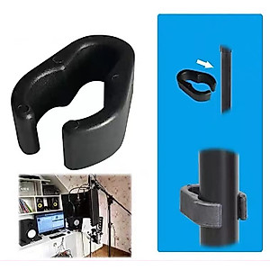 Mateda Mic Cable Clips 30Pcs Microphone Boompole Cable Clip Universal Mic Cable Clips