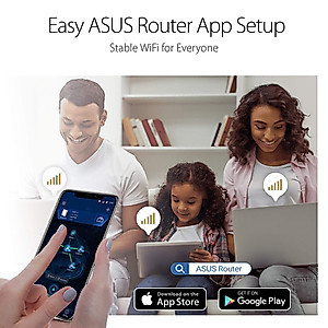 ASUS AC1900 WiFi Router (RT-AC67P) - Dual Band Wireless Internet Router, Easy Setup, VPN, Parental Control, AiRadar Beamforming Technology extends Speed, Stability & Coverage, MU-MIMO