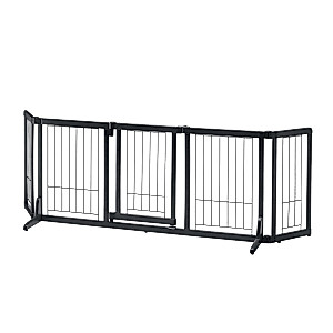 Richell USA - Wide Premium Plus Pet Gate Mini (94950) (Black)