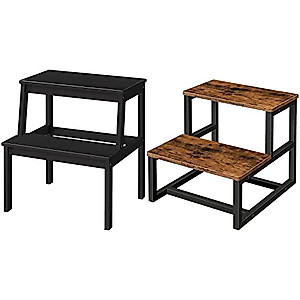 HOOBRO Step Stool for Kids, Two Step Toddler's Stool, Kids Potty Training Stool with Handles, for Sink, Bathroom, Bedroom