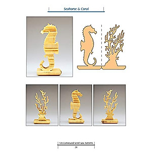 128 Compound Scroll Saw Patterns: Original "2-in-1" Designs for 3D Animals and People (Fox Chapel Publishing) Create 2 Different Images in 1 Piece: Front & Back Show 1 Image; Left & Right Show Another
