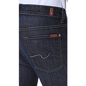 7 For All Mankind mens Austyn Relaxed Fit Mid Rise Straight Leg jeans, Los Angeles Dark 36, 38W x 36L US