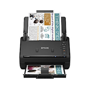 Epson Workforce ES-500W II Wireless Color Duplex Desktop Document Scanner for PC and Mac, with Auto Document Feeder (ADF) and Scan from Smartphone or Tablet (Renewed)