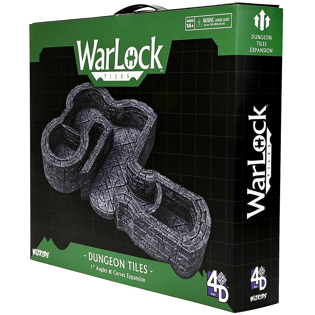 WizKids Warlock Tiles: Expansion – 1 in. Dungeon Angles & Curves
