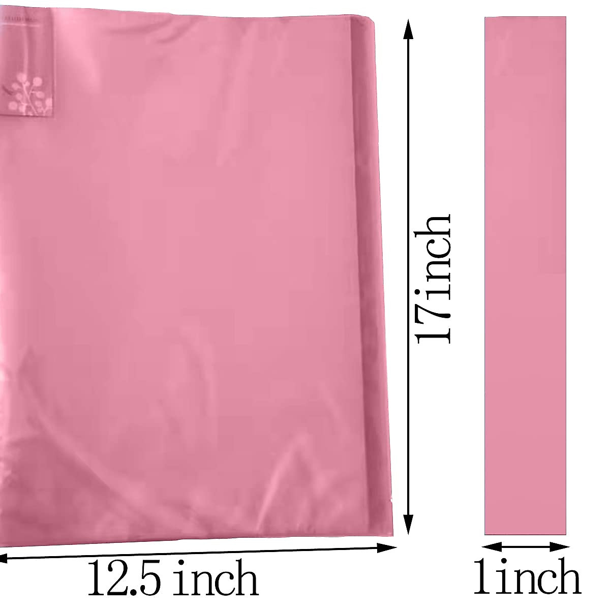 HADZLPOY Painting Storage Book 40 Clear Pockets Sleeves Protectors Art Portfolio Book，A3 Album information folder bag for 30 x cm Presentation (Can Accommodate 16.5 12.1inch)(Pink)