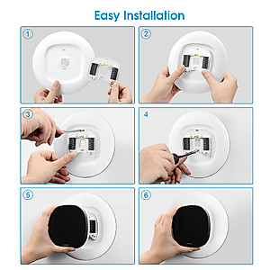 CaseBot Wall Plate for Ecobee 4 Smart Thermostat & Ecobee SmartThermostat, Practical and Stylish Bracket Cover Mount Holder (White)